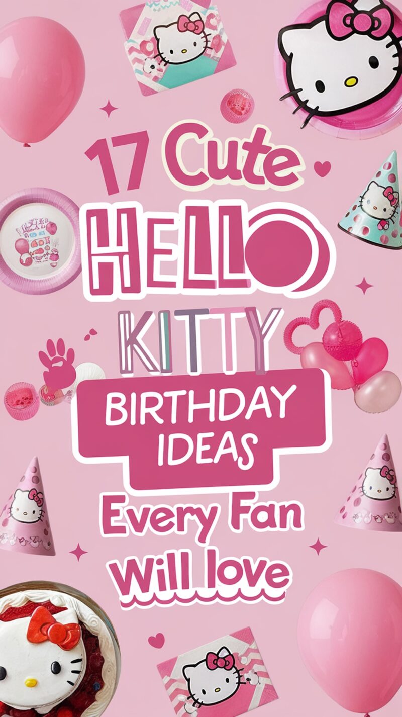 17 Cute Hello Kitty Birthday Party Ideas Every Fan Will Love - WithLoveLive