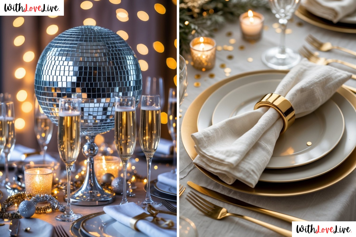 16 New Year's Eve Table Setting Ideas to Impress Your Guests - WithLoveLive