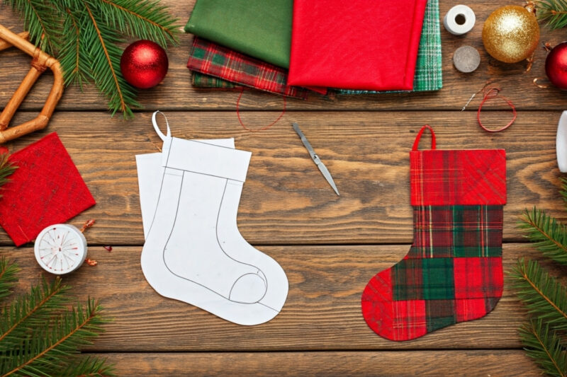 Quilted Patchwork Stocking - WithLoveLive