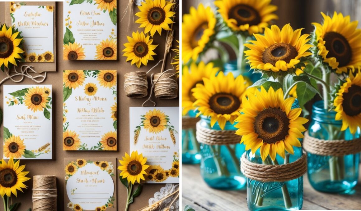 15 Stylish Rustic Sunflower Wedding Decor Ideas - WithLoveLive