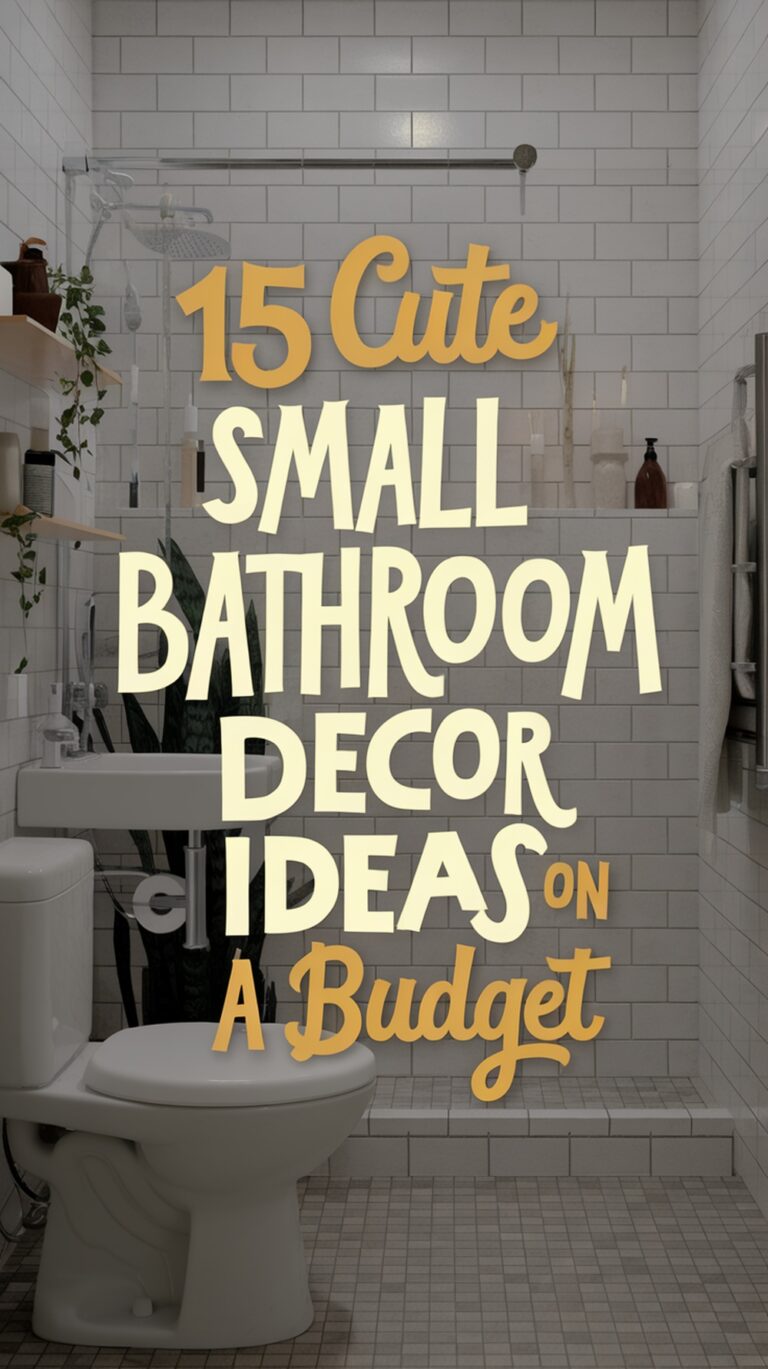 15 Cute Small Bathroom Decor Ideas on a Budget - WithLoveLive