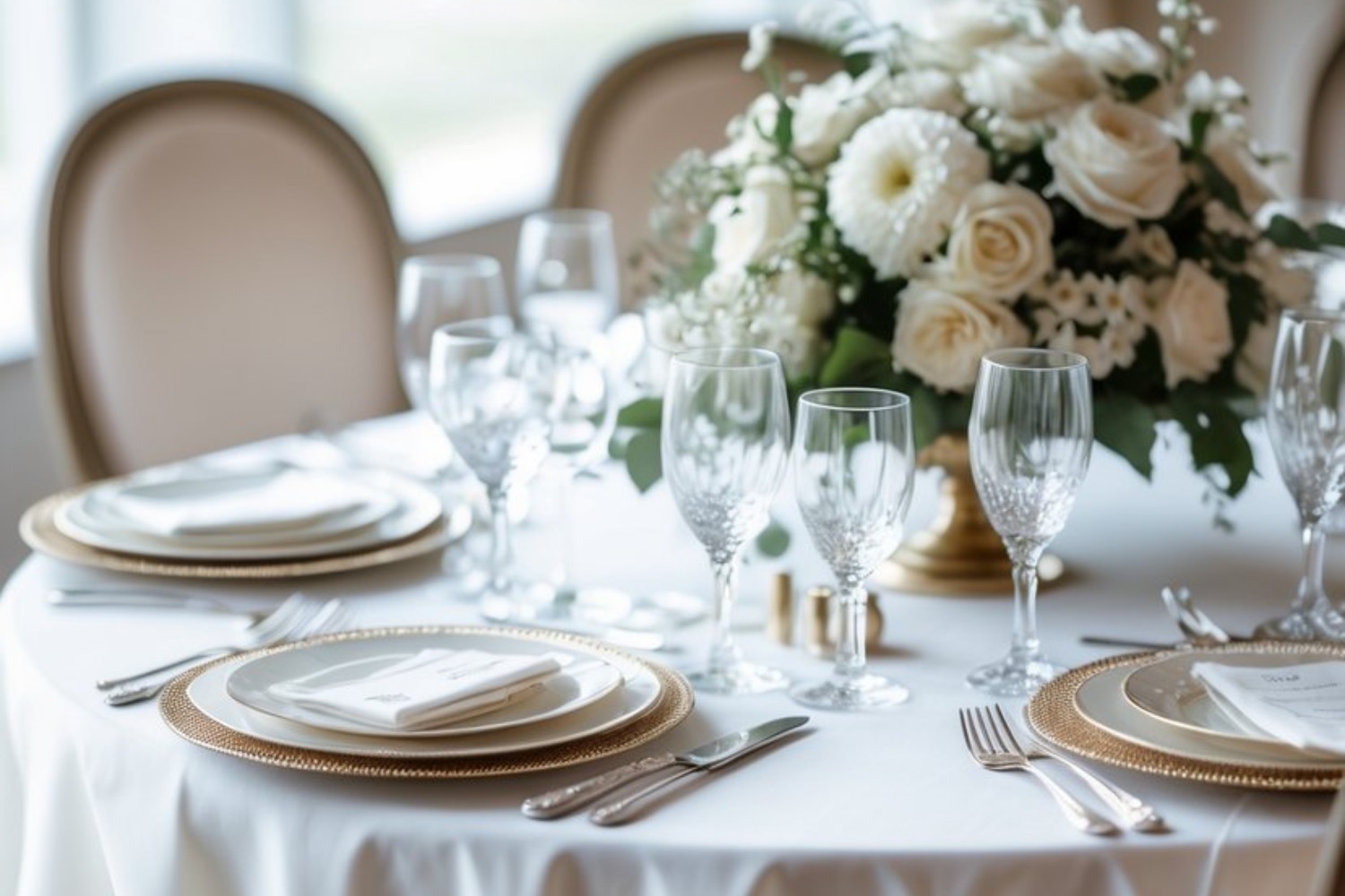 18 Round Table Setting Ideas for Wedding Reception Decor - WithLoveLive