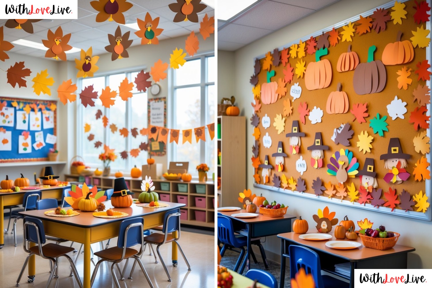 15 Cute Classroom Thanksgiving Party Ideas - WithLoveLive