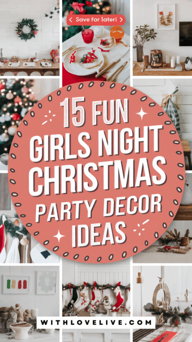 15 Fun Girls Night Christmas Party Decor Ideas - WithLoveLive