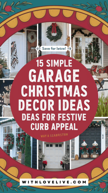 15 Simple Garage Christmas Decor Ideas for Festive Curb Appeal ...