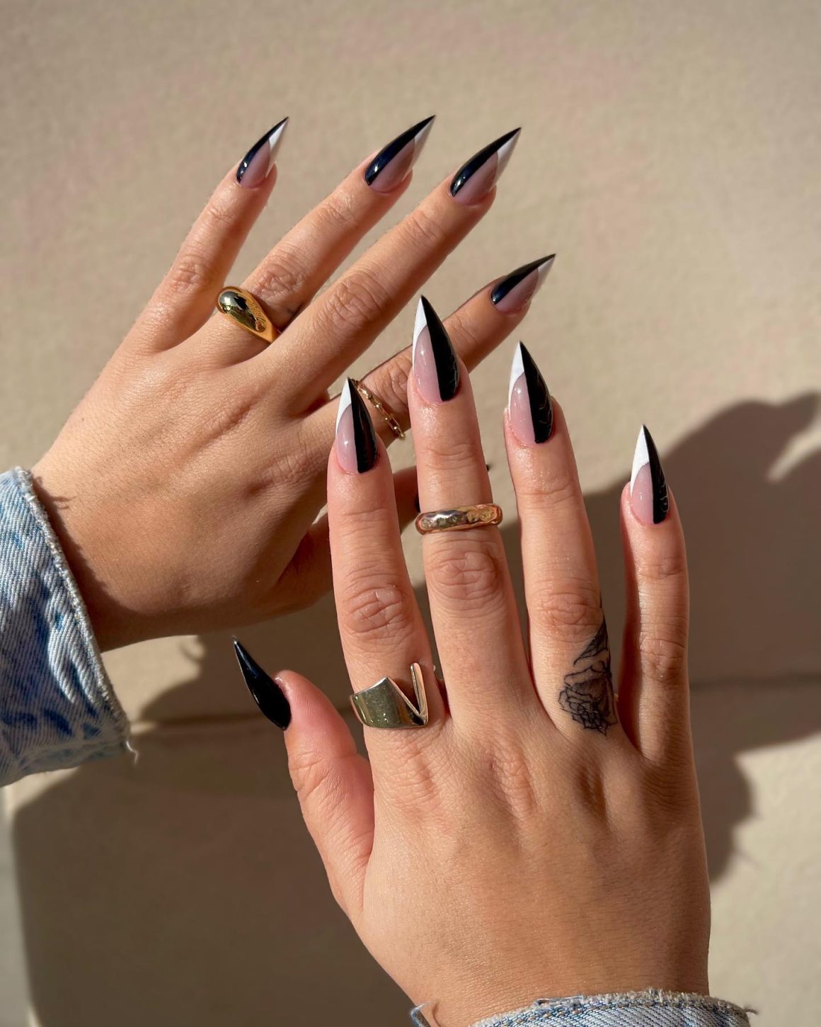 22 Stylish and Bold Short Stiletto Nails Designs - WithLoveLive