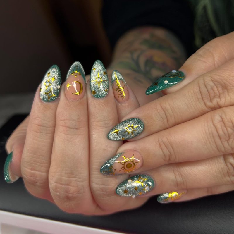 18 Magical Winter Solstice Nails Designs for a Seasonal Glow - WithLoveLive