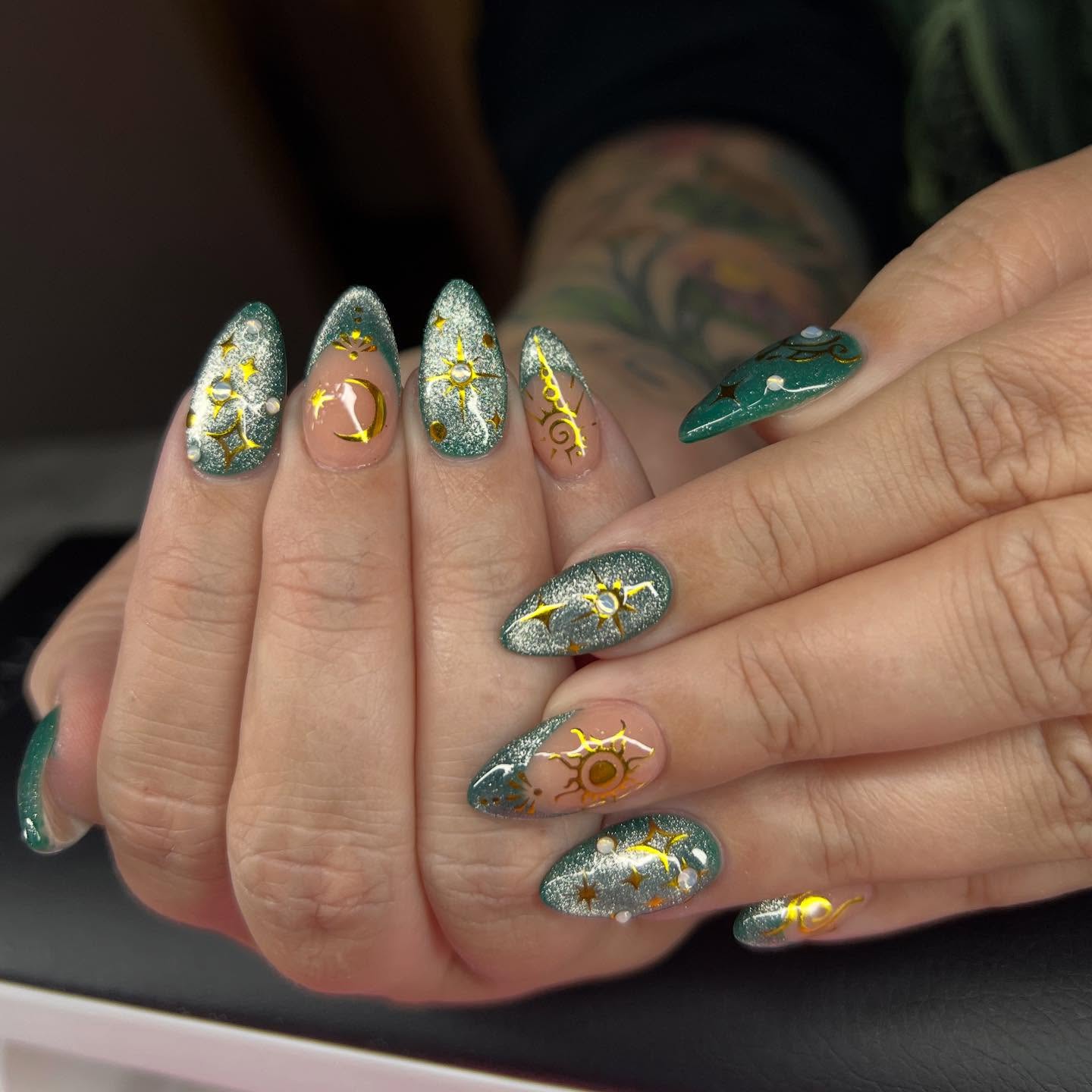 18 Magical Winter Solstice Nails Designs for a Seasonal Glow - WithLoveLive