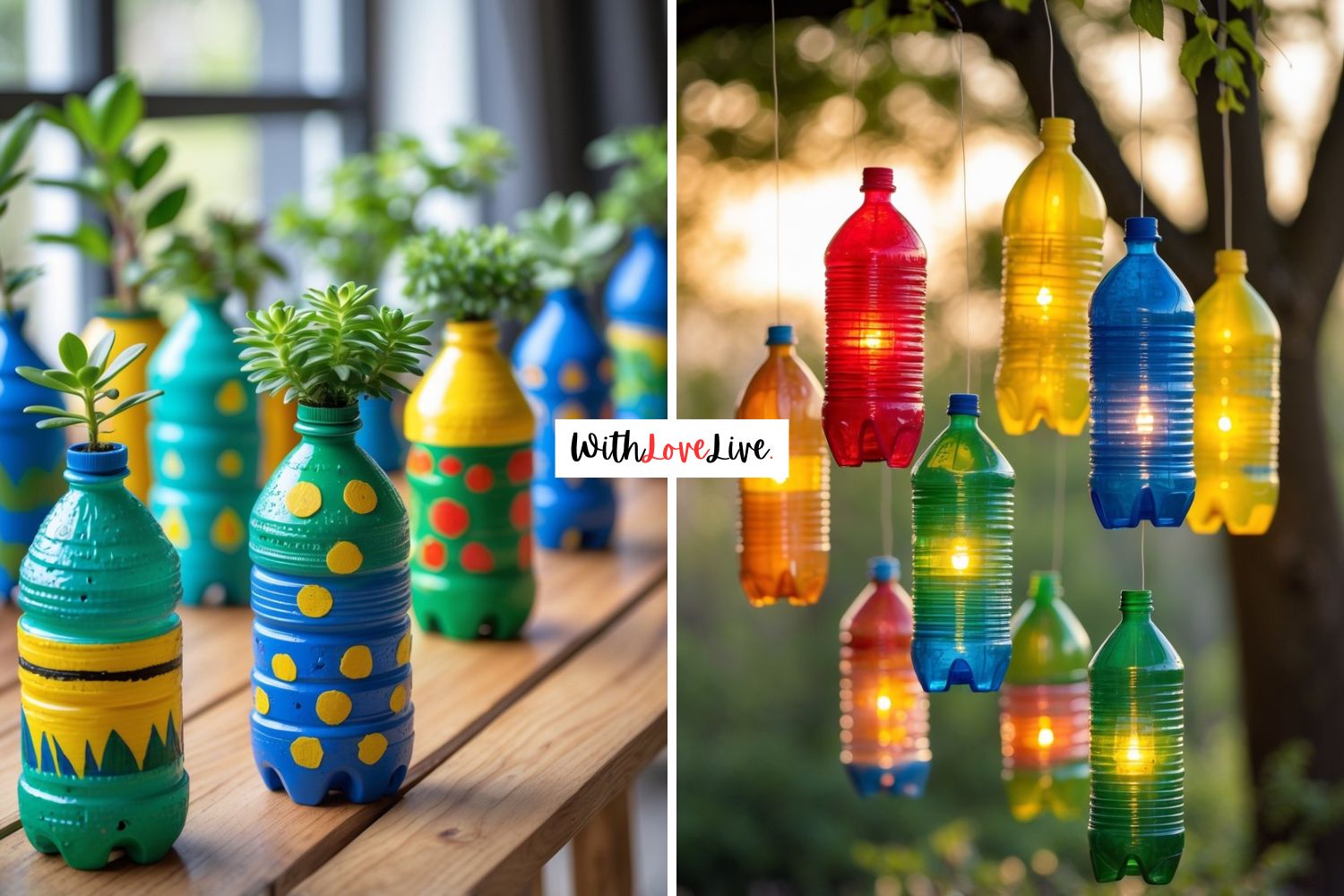 15 Easy Recycled Plastic Bottle Crafts Ideas - WithLoveLive