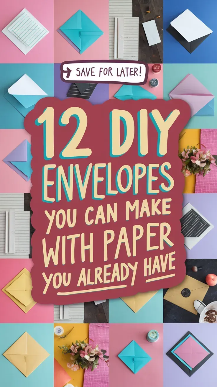 12 DIY Envelopes You Can Make with Paper You Already Have - WithLoveLive