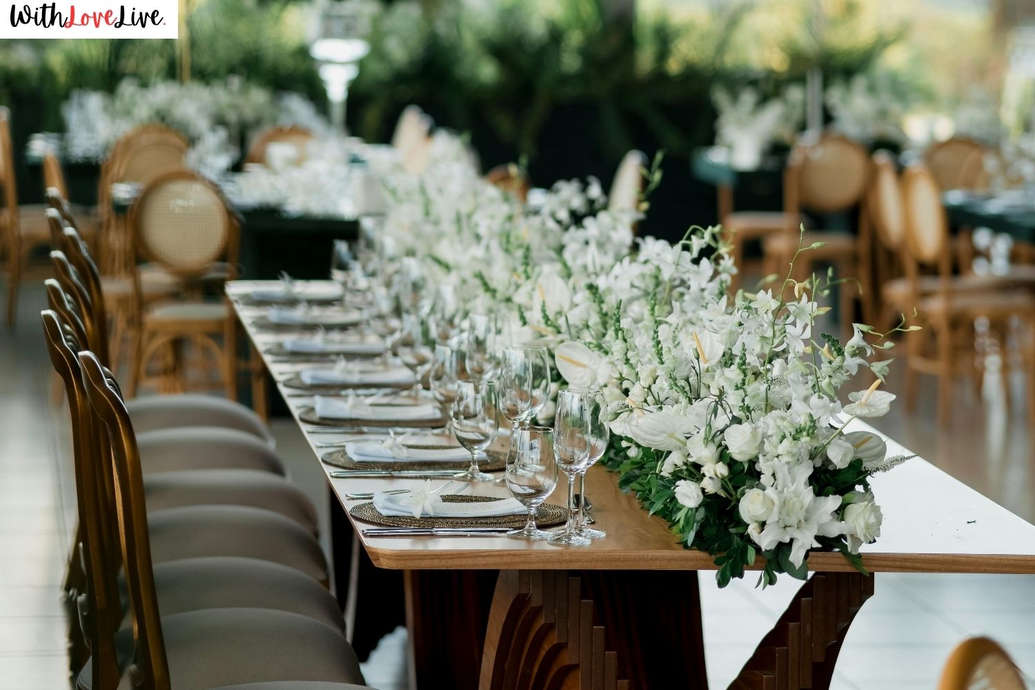 13 Classy Wedding Picnic Table Decor Ideas - WithLoveLive