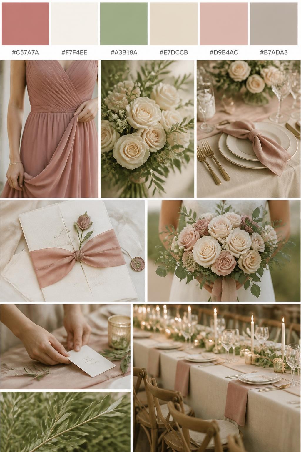 15 Best Cinnamon Rose Wedding Color Schemes - WithLoveLive